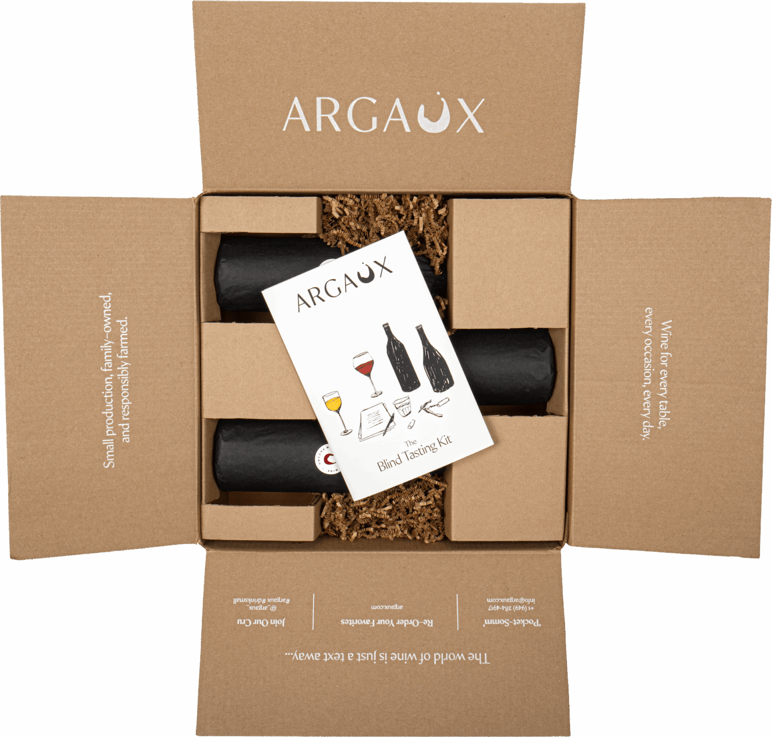 Argaux Blind Wine Tasting Kit - Test Your Wine Knowledge | Argaux