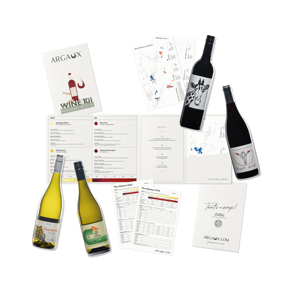 Beginner's Wine 101 Tasting Kit - Learn & Enjoy | Argaux